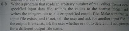 Solved Write a program that reads an arbitrary number of | Chegg.com