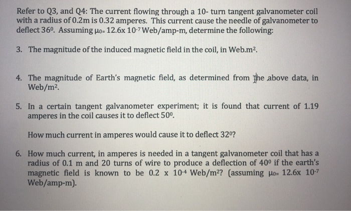 Solved Refer to Q3, and Q4: The current flowing through a | Chegg.com