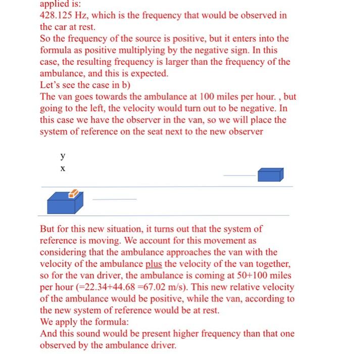 Solved 4.-Exercises on Doppler Effect. An ambulance is | Chegg.com