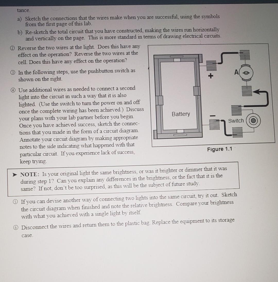 Solved Experiment 1: Circuits Experiment Board EQUIPMENT | Chegg.com