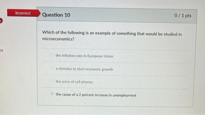 Solved Which of the following is an example of something | Chegg.com