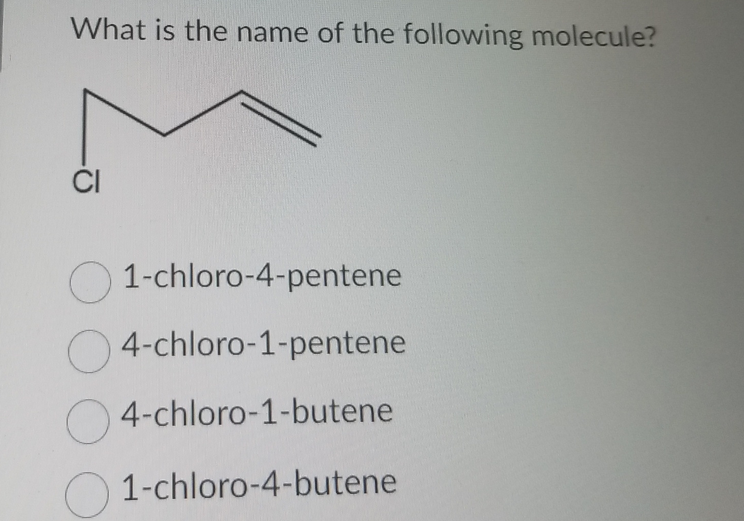 Solved What is the name of the following | Chegg.com