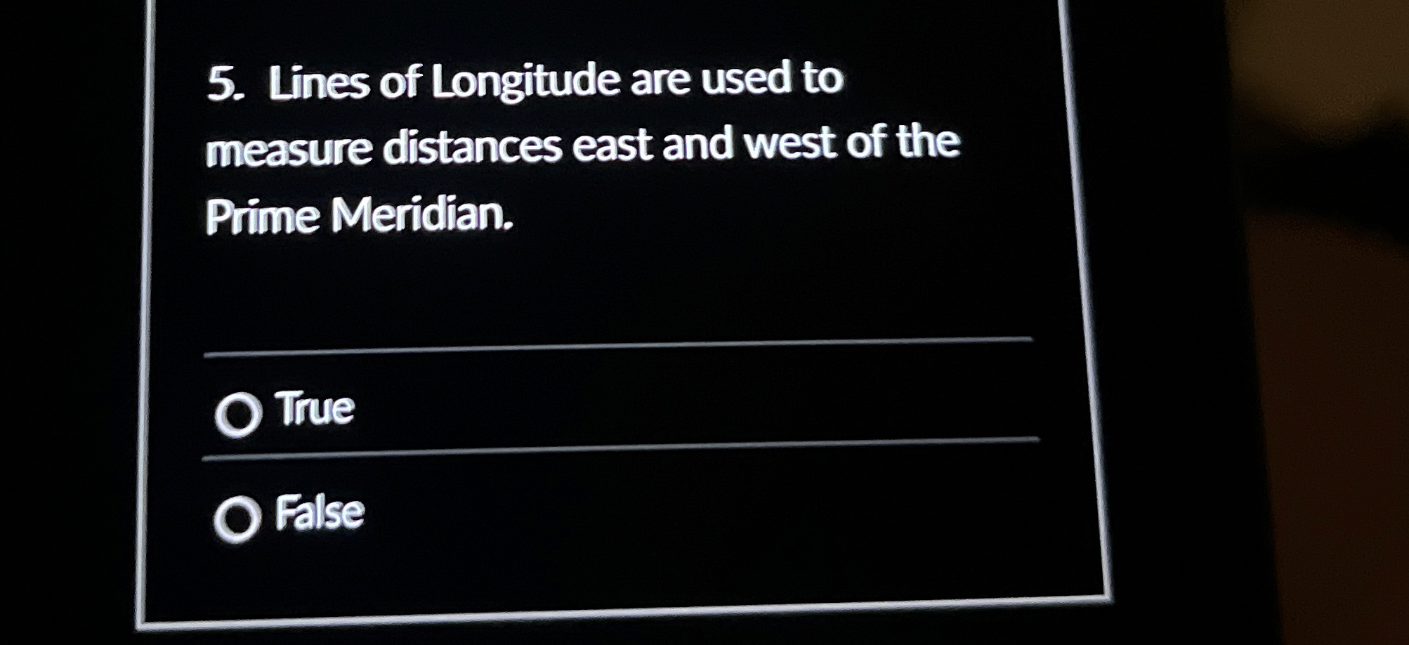 Solved Lines of Longitude are used to measure distances east | Chegg.com