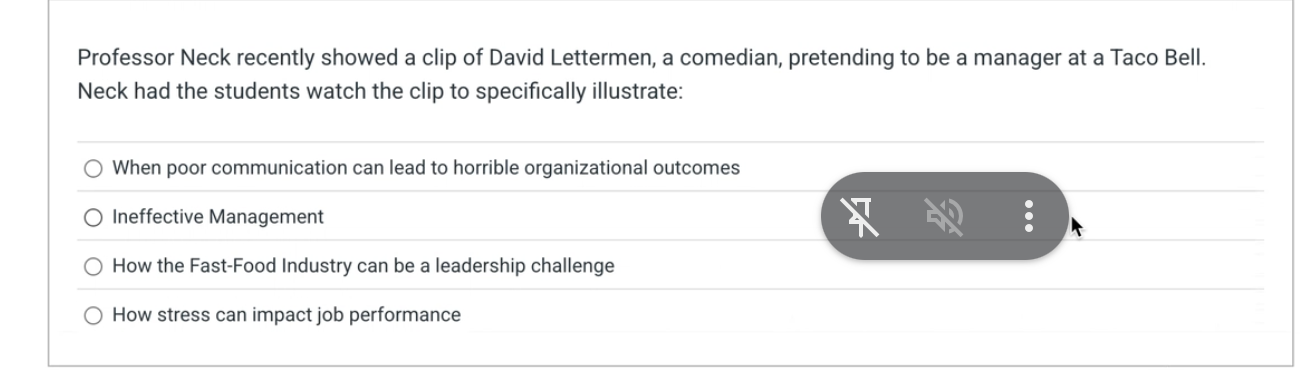 Solved Professor Neck recently showed a clip of David | Chegg.com