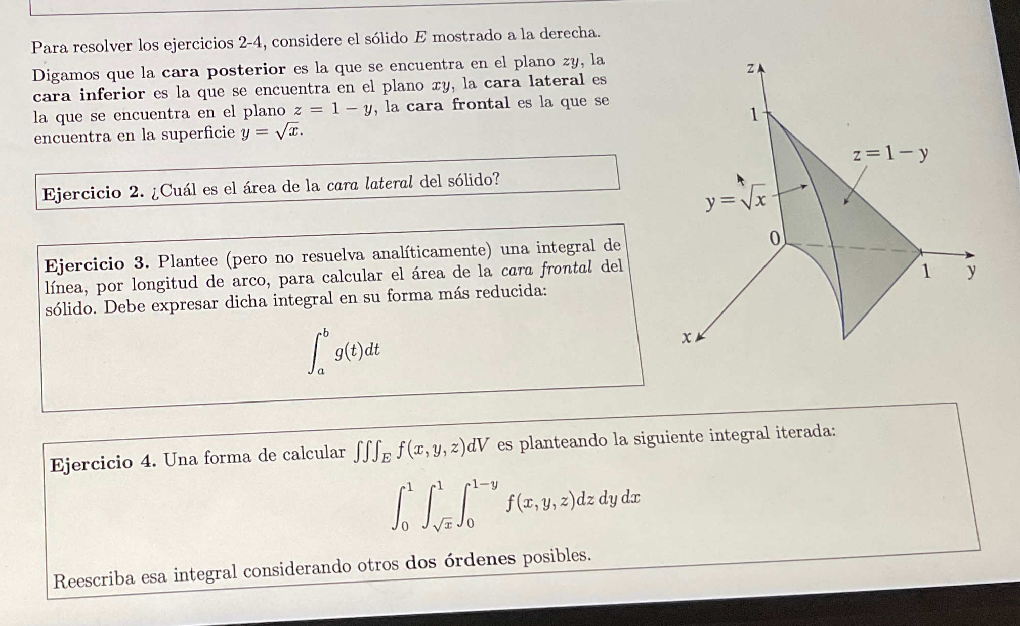 Solved Para resolver los ejercicios 2-4, ﻿considere el | Chegg.com