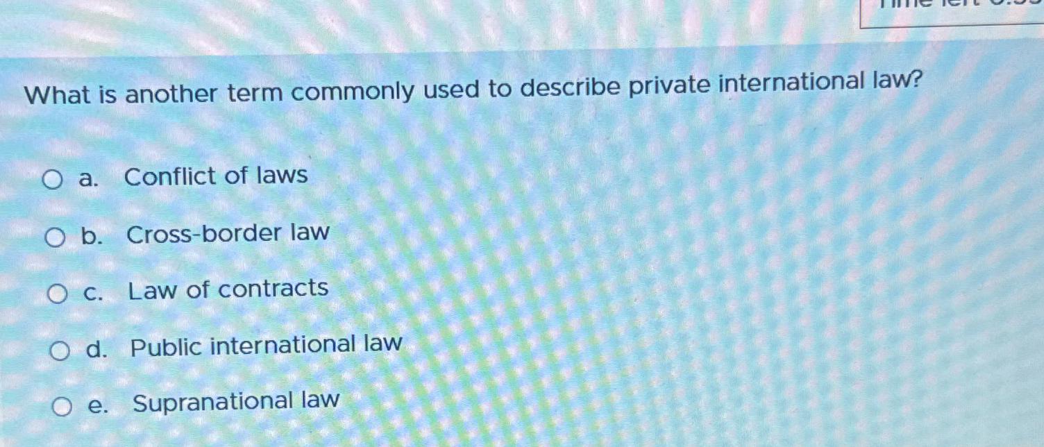 Solved What is another term commonly used to describe | Chegg.com