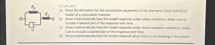 Solved 5.1 (25 pts) a) Show the derivation for the | Chegg.com