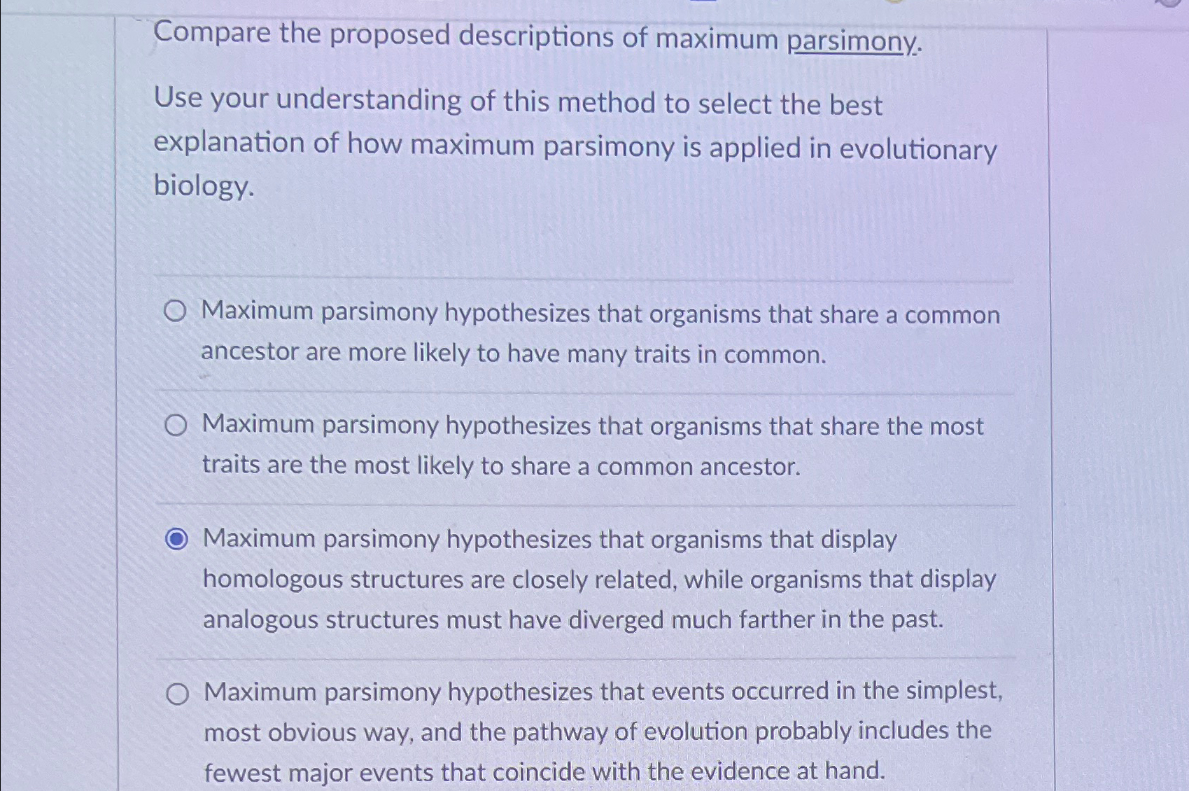 Solved Compare the proposed descriptions of maximum | Chegg.com