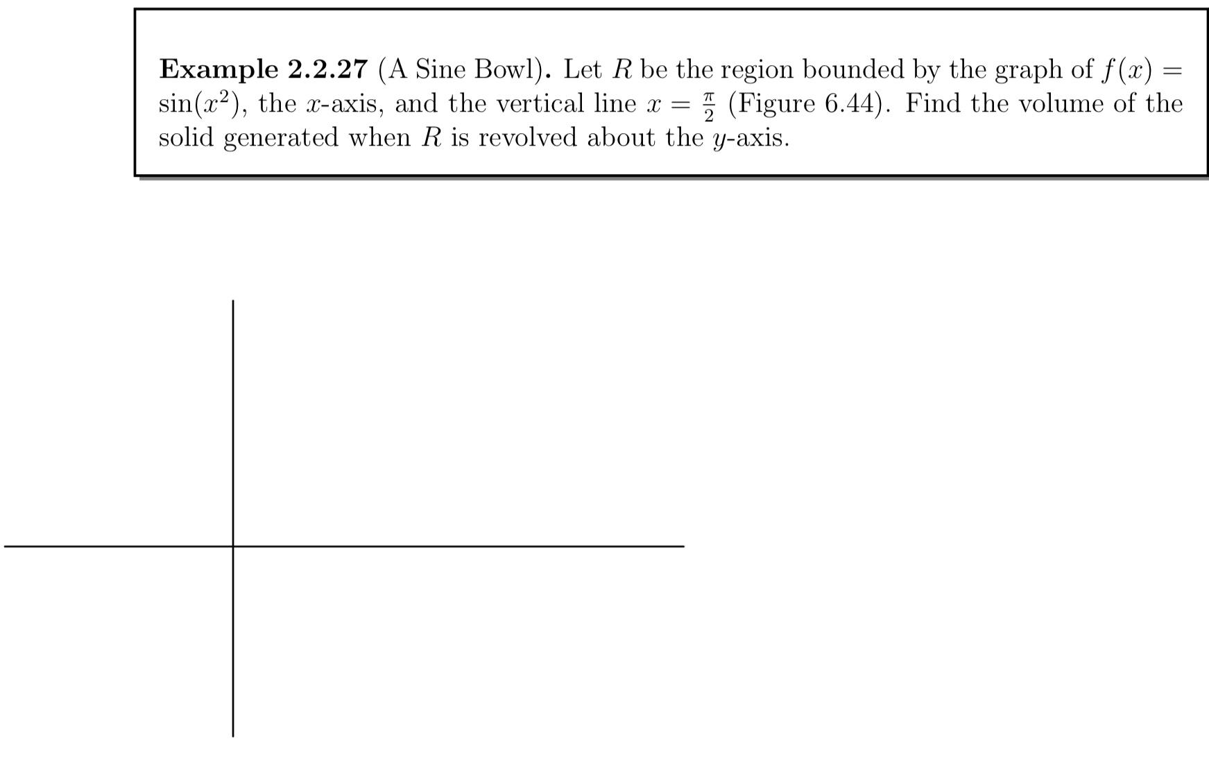 Solved Example 2.2.27 (A Sine Bowl). ﻿Let R ﻿be the region | Chegg.com