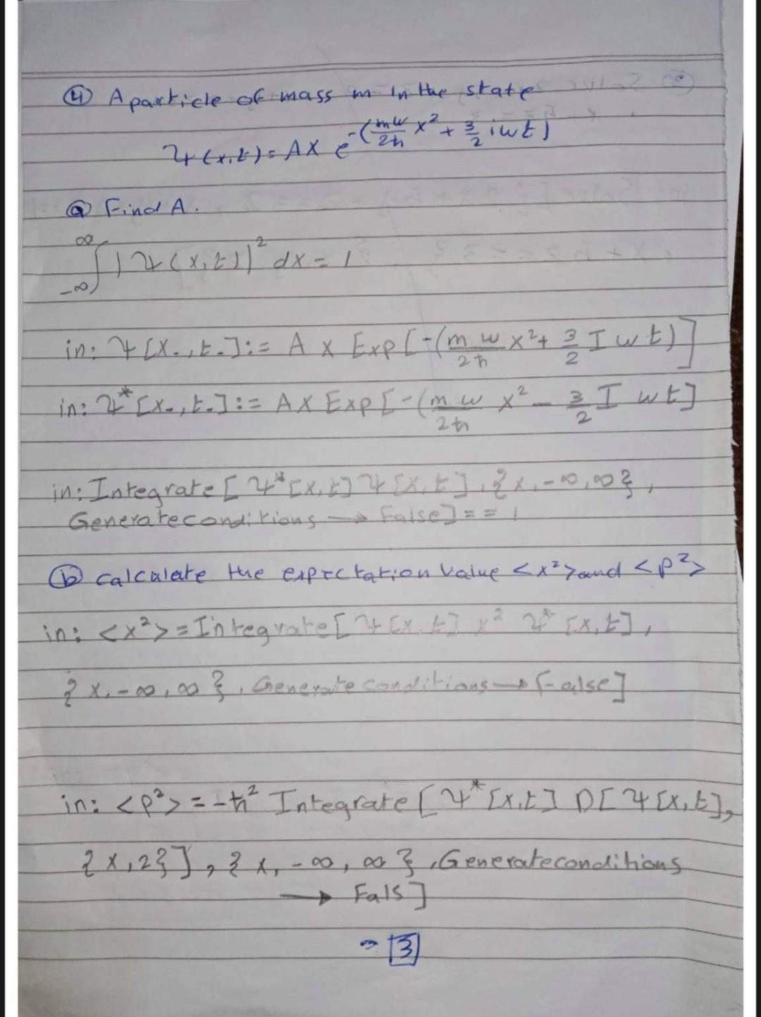 Solved Calculate The Expectation Value 2x² And