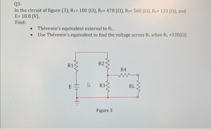 Solved In the circuit of figure (3); | Chegg.com