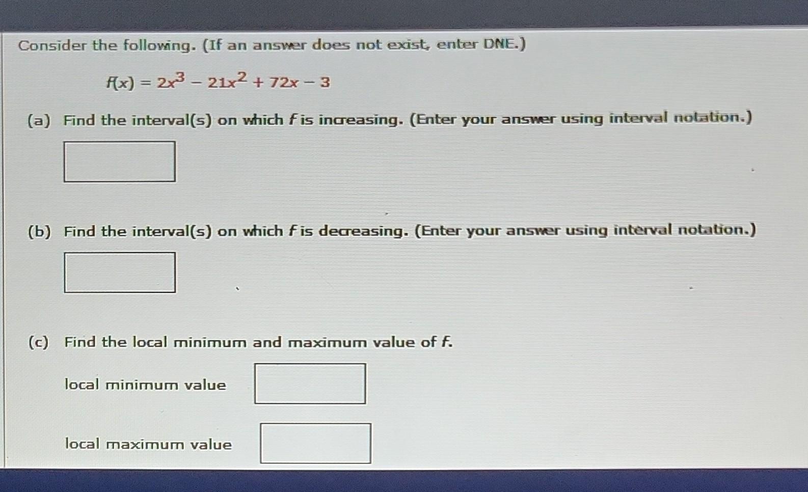 Solved (a) Find the interval(s) on which f is increasing. | Chegg.com