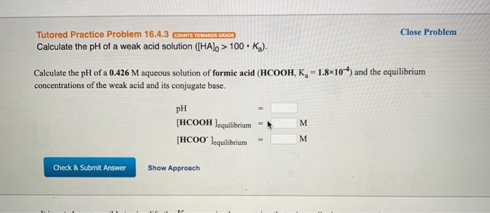 Solved Close Problem Tutored Practice Problem 16.4.3 COUNTS | Chegg.com