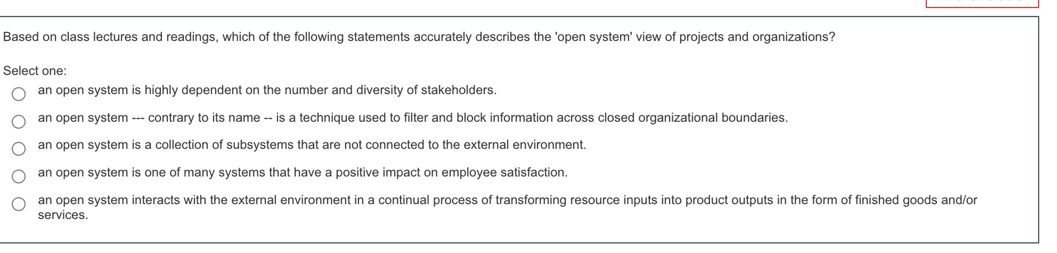 Solved Based on class lectures and readings, which of the | Chegg.com