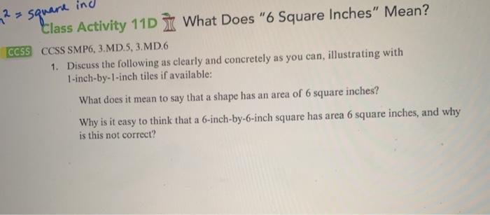 Solved m2 = square ind Class Activity 11D What Does "6 | Chegg.com