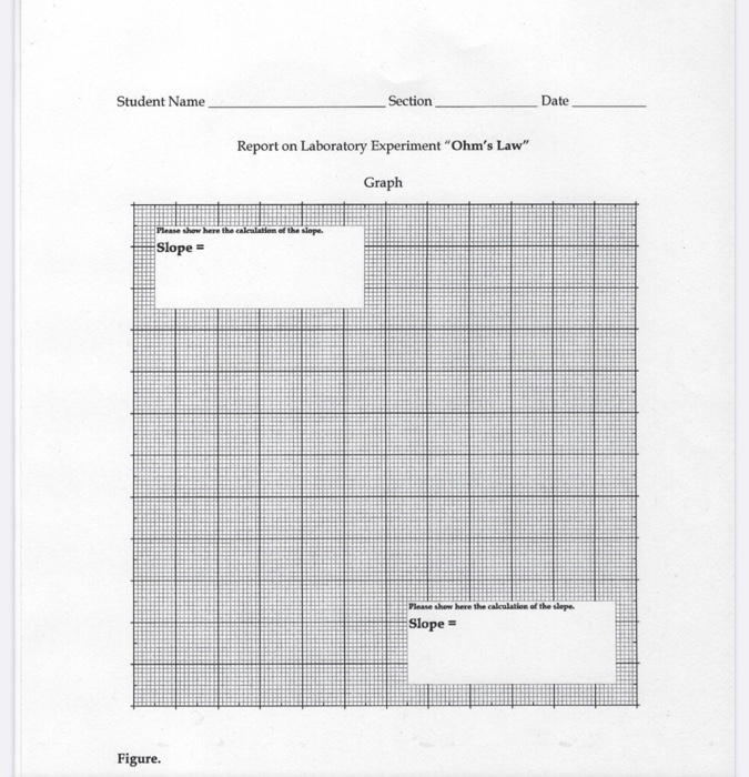 Solved Student Name Section Date Report on Laboratory | Chegg.com