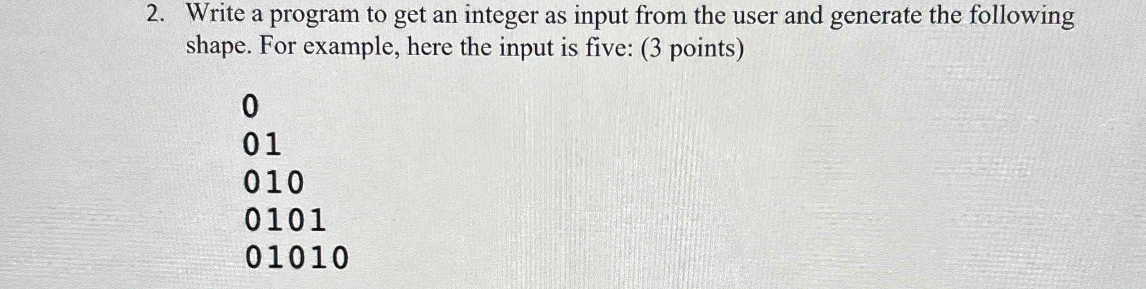 Solved Write a program In Java to get an integer as input | Chegg.com