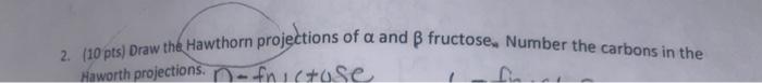 Solved 2. (10 pts) Draw the Hawthorn projections of a and B | Chegg.com