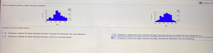 Solved On He Which team is a higher and deviation 500 44 4 | Chegg.com