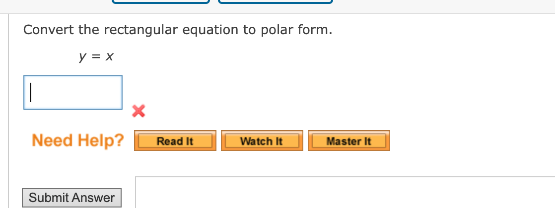Solved Convert the rectangular equation to polar | Chegg.com