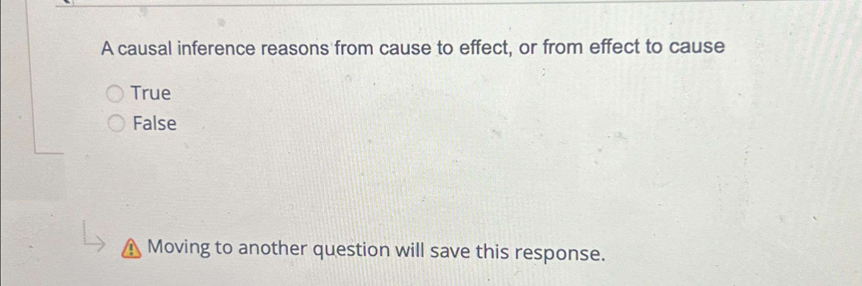Solved A causal inference reasons from cause to effect, or | Chegg.com
