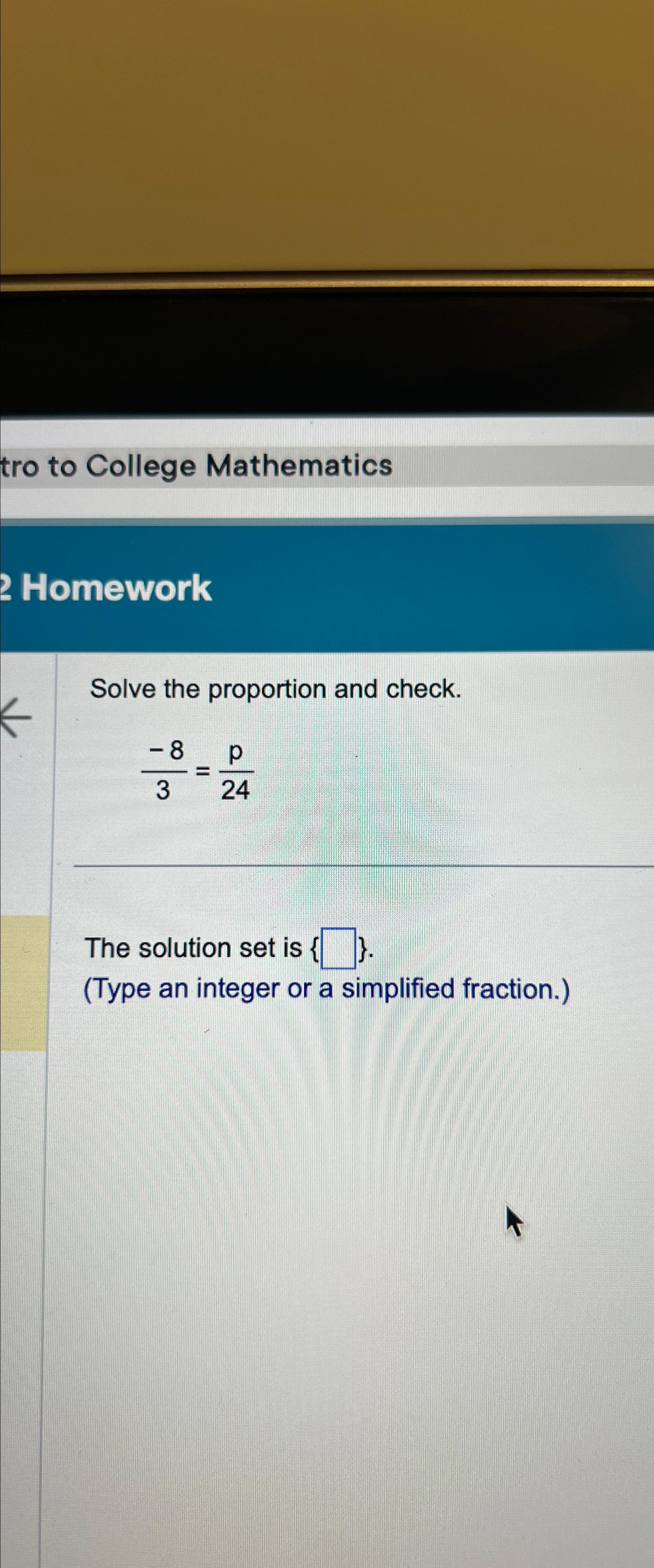 Solved tro to College MathematicsHomeworkSolve the | Chegg.com