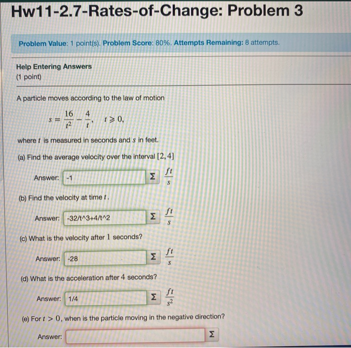 Solved Hw11-2.7-Rates-of-Change: Problem 3 Problem Value: 1 | Chegg.com