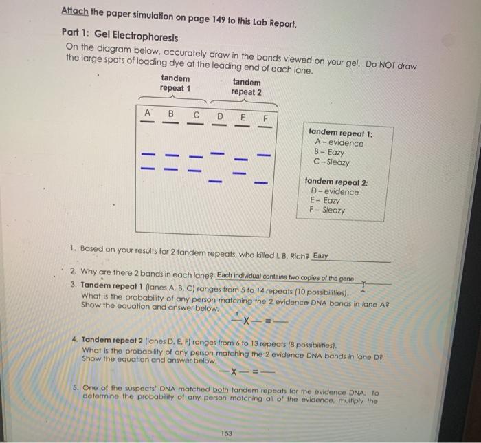 Solved Allach the paper simulation on page 149 to this Lab | Chegg.com