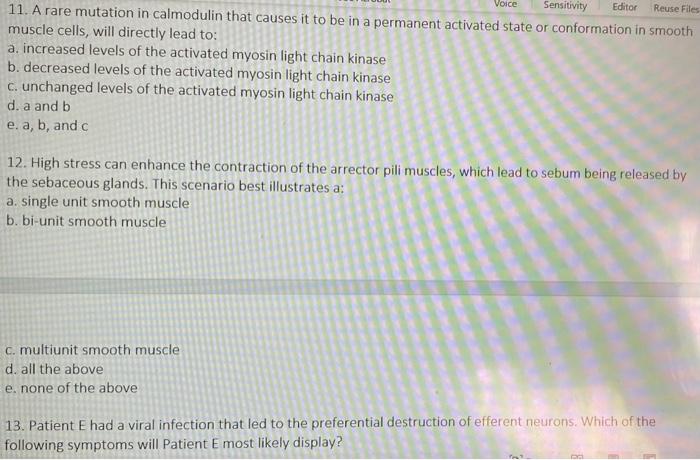 Solved 11. A rare mutation in calmodulin that causes it to | Chegg.com