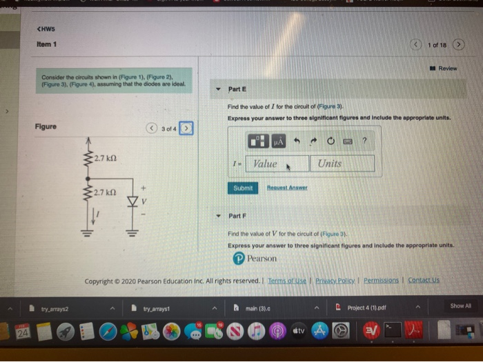 Solved: Consider The Circuits Shown In (Figure 1). (Figure... | Chegg.com