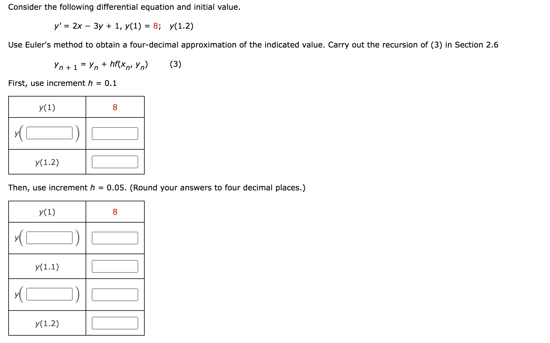 Solved Consider the following differential equation and | Chegg.com