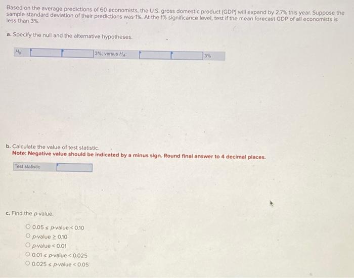 Solved Based on the average predictions of 60 economists, | Chegg.com