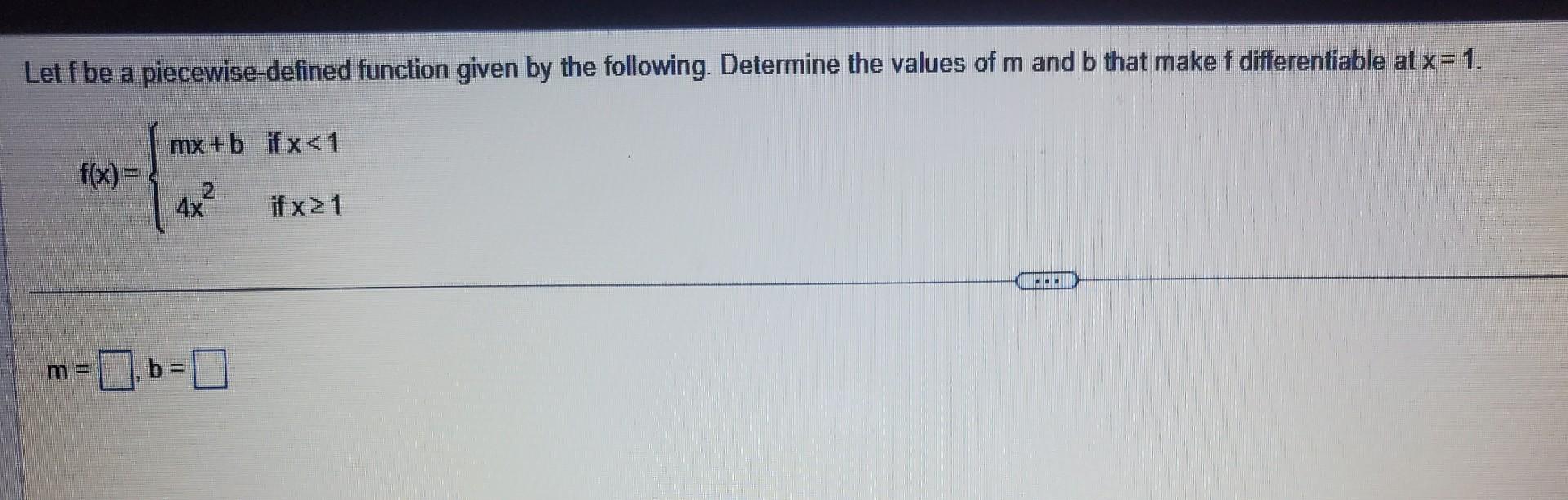 Solved Let f be a piecewise-defined function given by the | Chegg.com