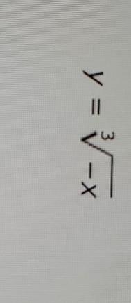 Solved y=-x3 | Chegg.com