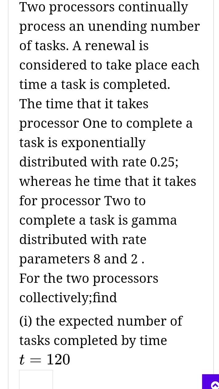 Solved Two processors continually process an unending number | Chegg.com