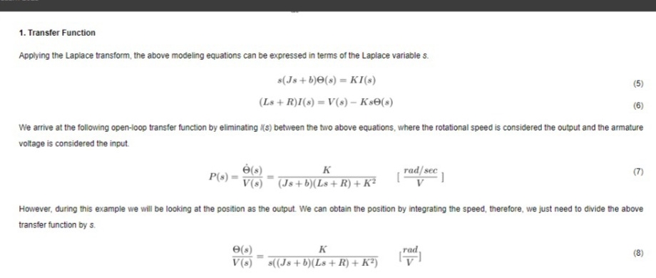 Solved Using the derived transfer function, write the | Chegg.com