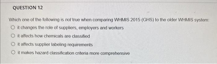 Solved Which one of the following is not true when comparing | Chegg.com