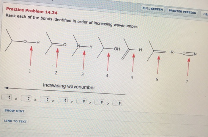 Solved FULL SCREEN PRINTER VERSION Practice Problem 14.34 | Chegg.com