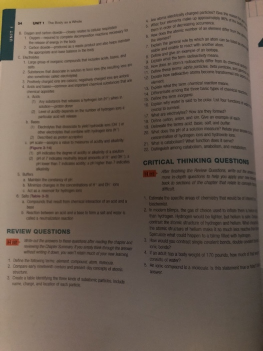 Solved REVIEW QUESTIONS write out the answers to these | Chegg.com