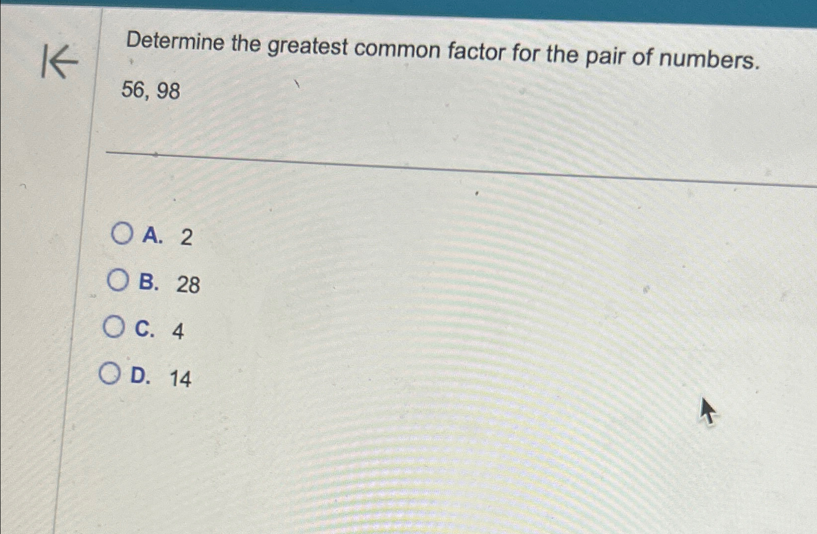 Solved Determine the greatest common factor for the pair of | Chegg.com