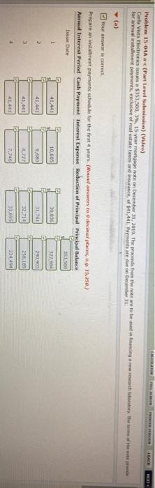Solved Problem 15 01 (Part Level Submission (Video) Carla | Chegg.com