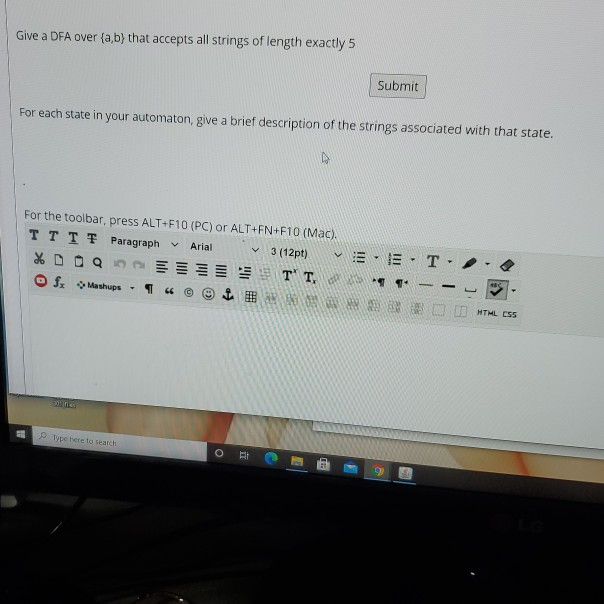 Solved Give a DFA over {a,b) that accepts all strings of | Chegg.com
