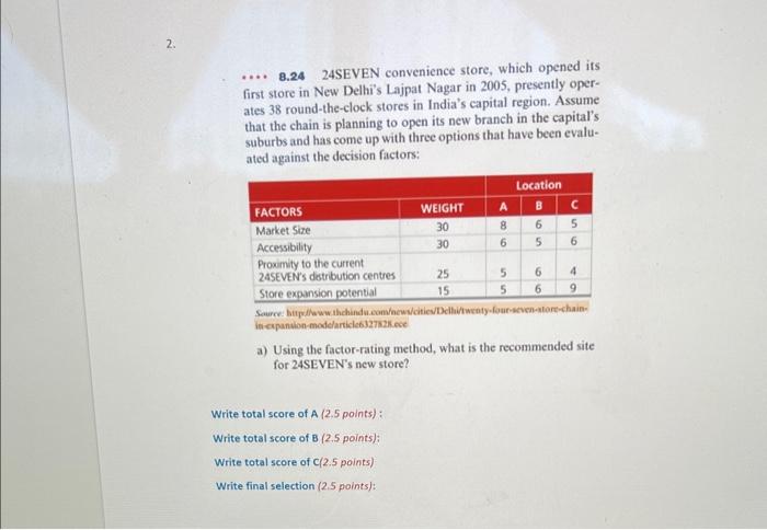Solved Part A 1. Time from when a customer places an order | Chegg.com