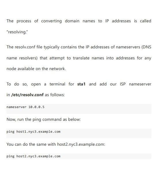 Solved Configuring DNS Server This tutorial requires you to | Chegg.com