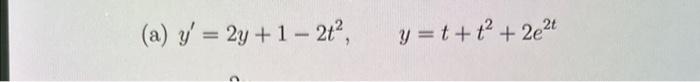 Solved Verify by differentiation that the function provided | Chegg.com