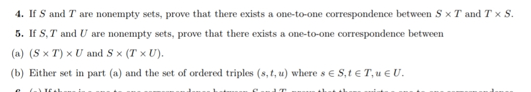 Solved If S ﻿and T ﻿are nonempty sets, prove that there | Chegg.com