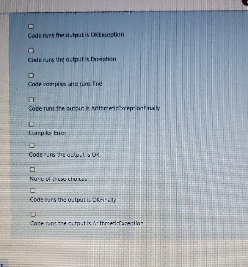 Solved Leston 11 In Java, which of the following statements | Chegg.com