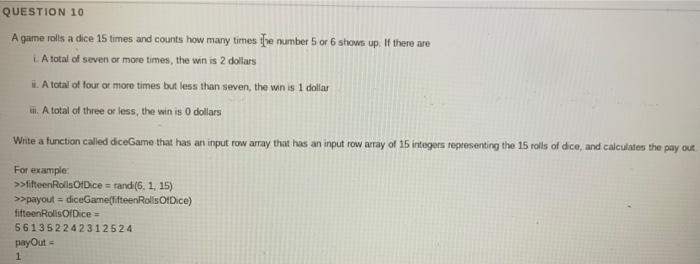 Solved QUESTION 5 Write an expression using linspace that | Chegg.com