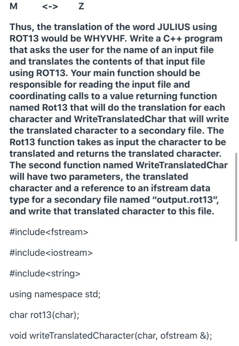 Solved 2. ROT13 (rotate by 13 places) is a simple letter | Chegg.com