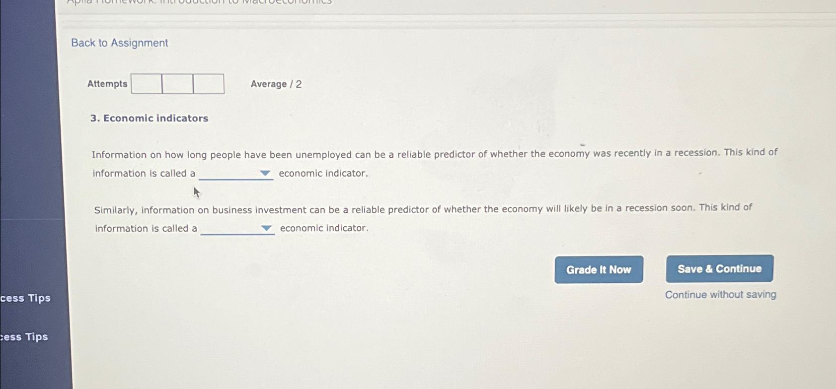 Solved Back to AssignmentAttempts Average ?23. ﻿Economic | Chegg.com